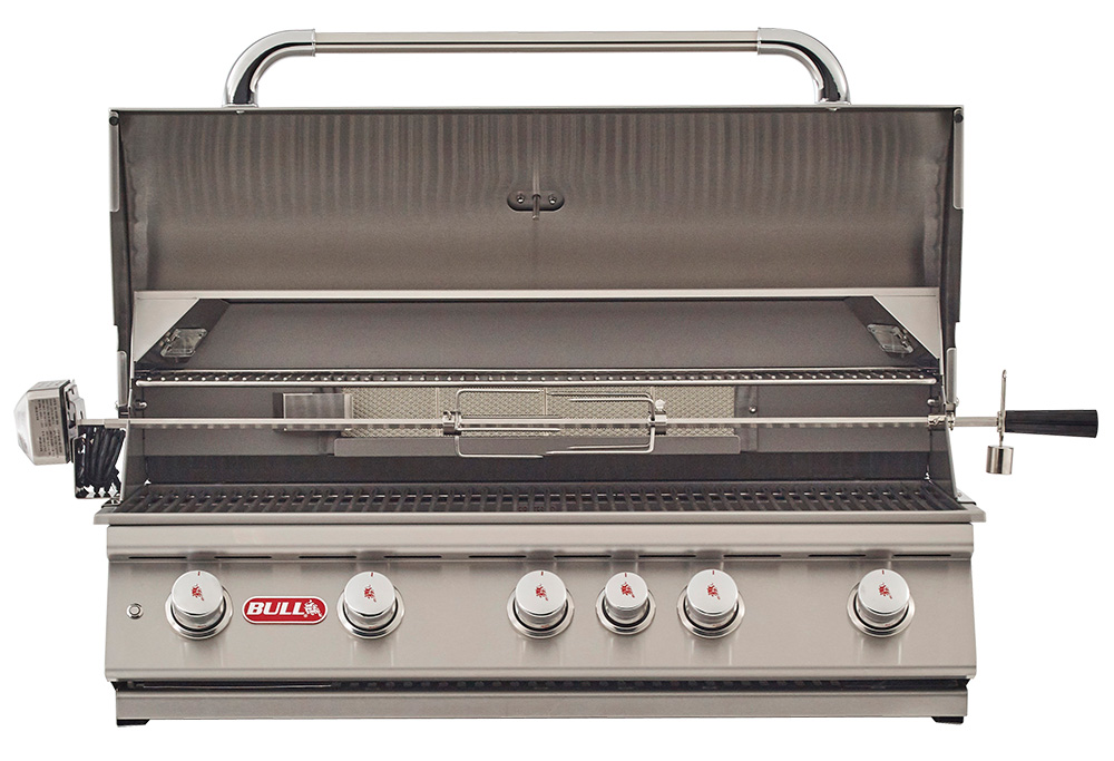 Bull QS BBQ Outdoor Kitchen with Faux Rock and Brahma Grill head 68040
